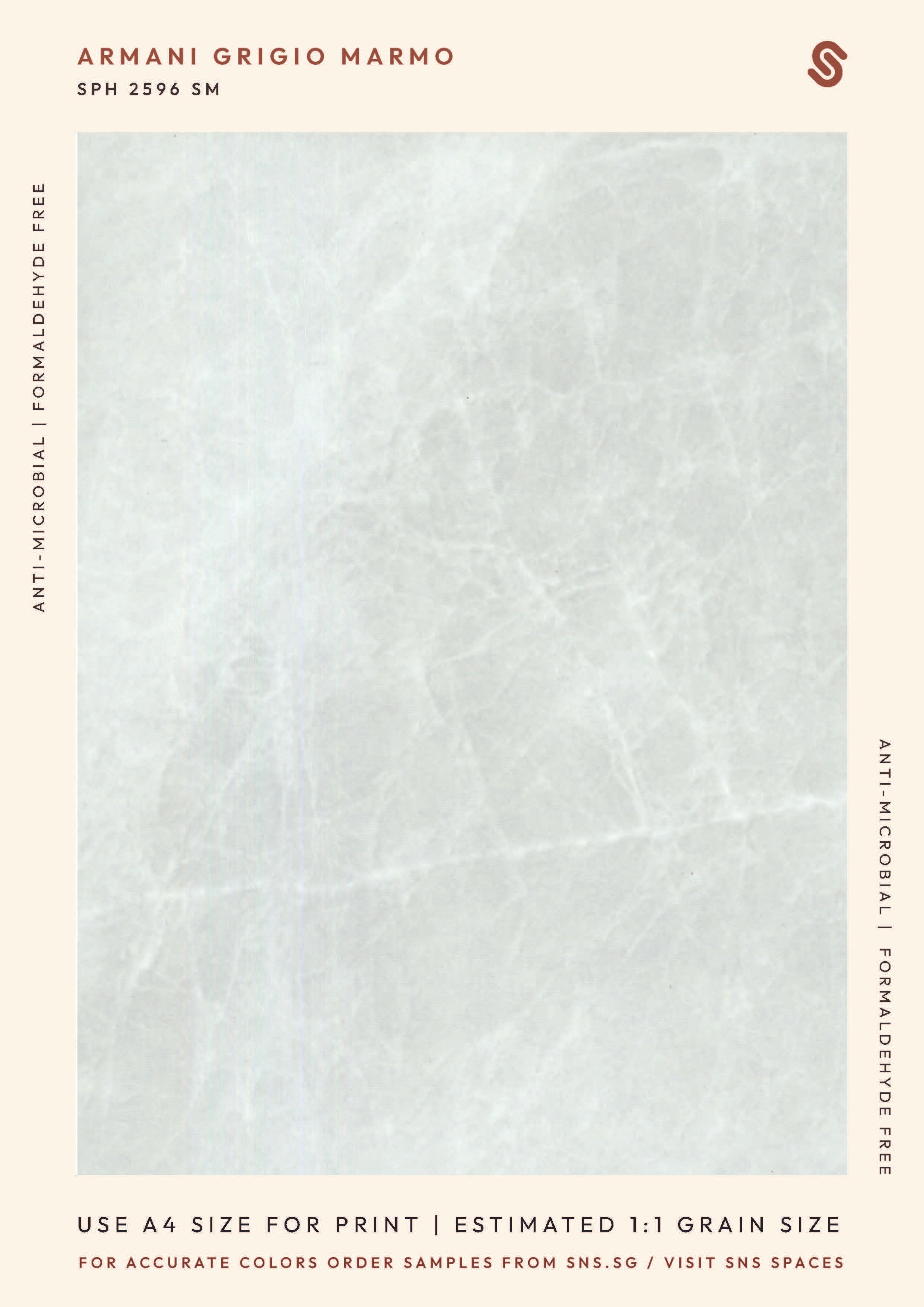 Armani Grigio Marmo – SNS Laminates